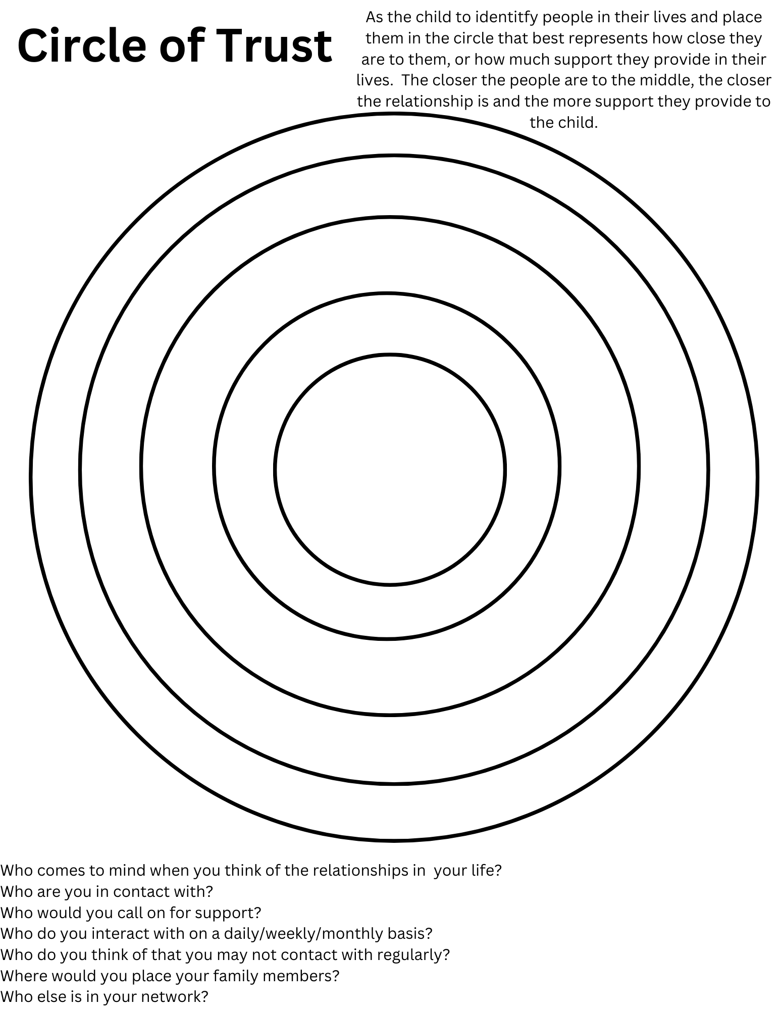 CFE/Collaborative Family Engagment - Lake Country CASA